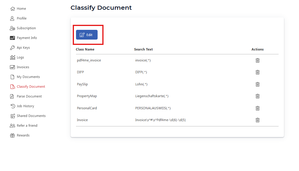Document Classification for PDFs | PDF4me
