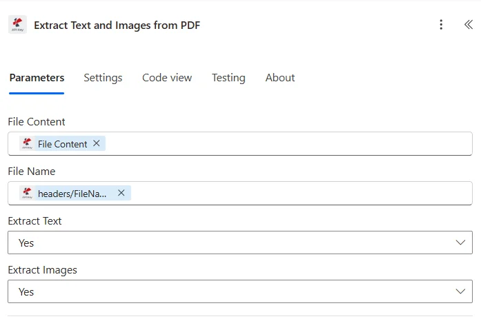 Extract Text and Images in Power Automate | PDF4me