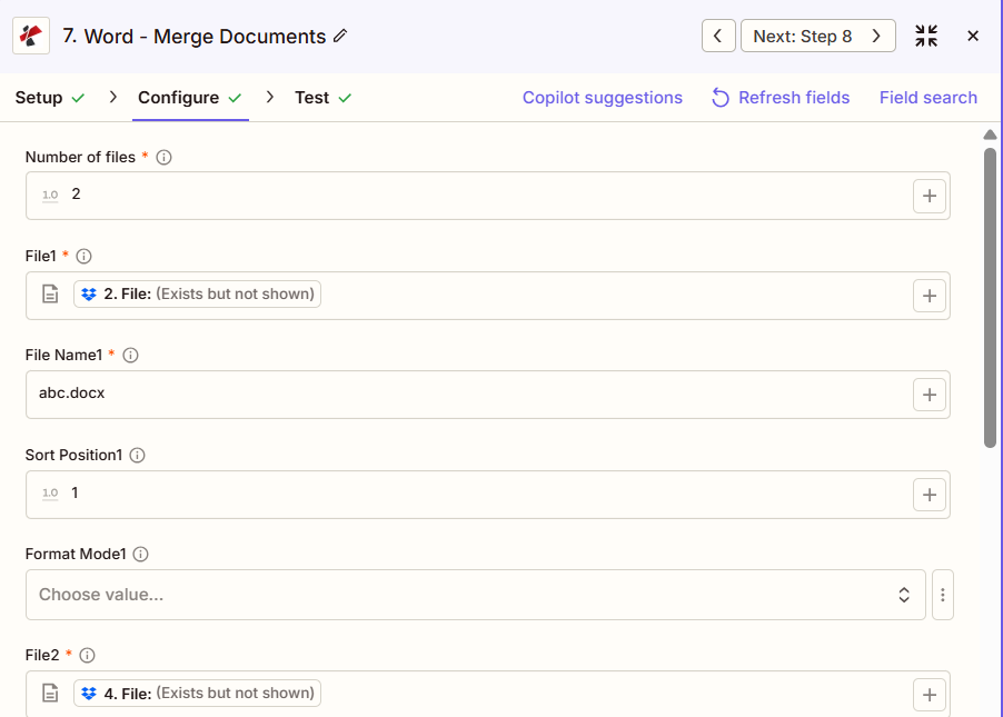 Merge Documents - Document Assembly for Zapier | PDF4me